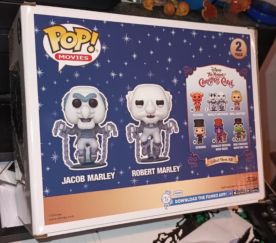 Funko Pop Marley Brothers Muppets Christmas Carol Figures 8000 Pcs SOLD ...