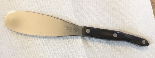 Cutco Spatula Serrated Spreader Knife 1768 KH Dark Brown Handle Made in ...