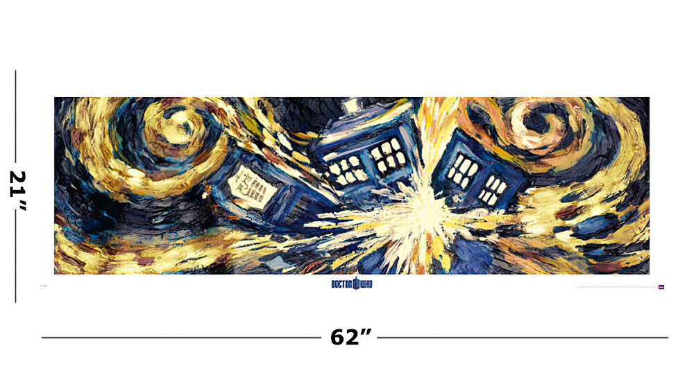 Van Gogh Exploding Tardis Original