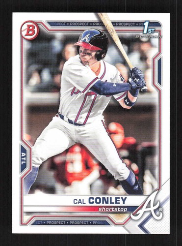 Cal Conley 2021 Bowman Draft Atlanta Braves #BD-70 | eBay
