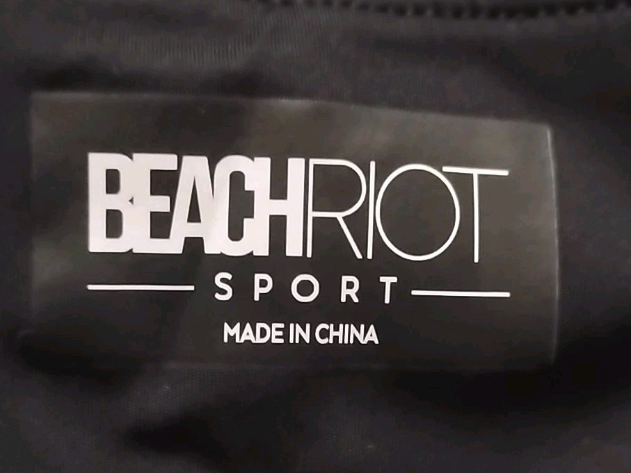 Beach Riot Sport Sports Bra Womens Medium Black Racerback Crop Yoga ...