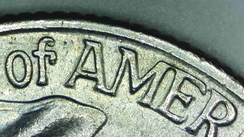 1776-1976 Bicentennial Quarter No Mint Mark AM Touching Letter Error ...