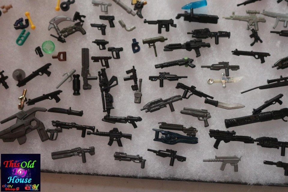 ACTION FIGURE WEAPONS LOT GIJOE HALO LEGO STAR WARS OTHER ++++ | eBay