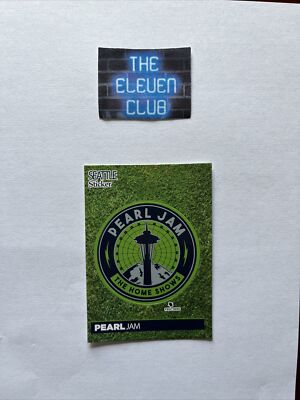 Pearl Jam Sticker Seattle WA 2018 Safeco Space Needle Reiner Home Show ...