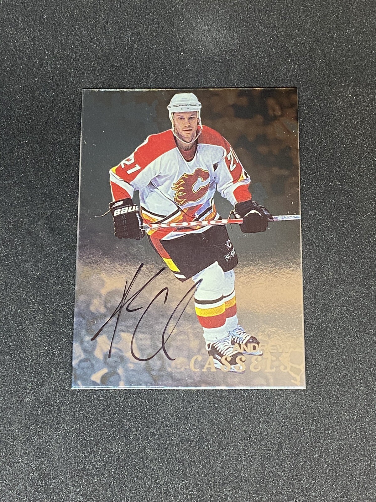 Andrew Cassels 1998-99 In The Game Be A Player #20 Autograph Signed ...
