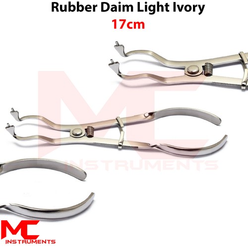 Dental Ivory Rubber Dam Clamp Forceps Light Weight Restorative Endo ...