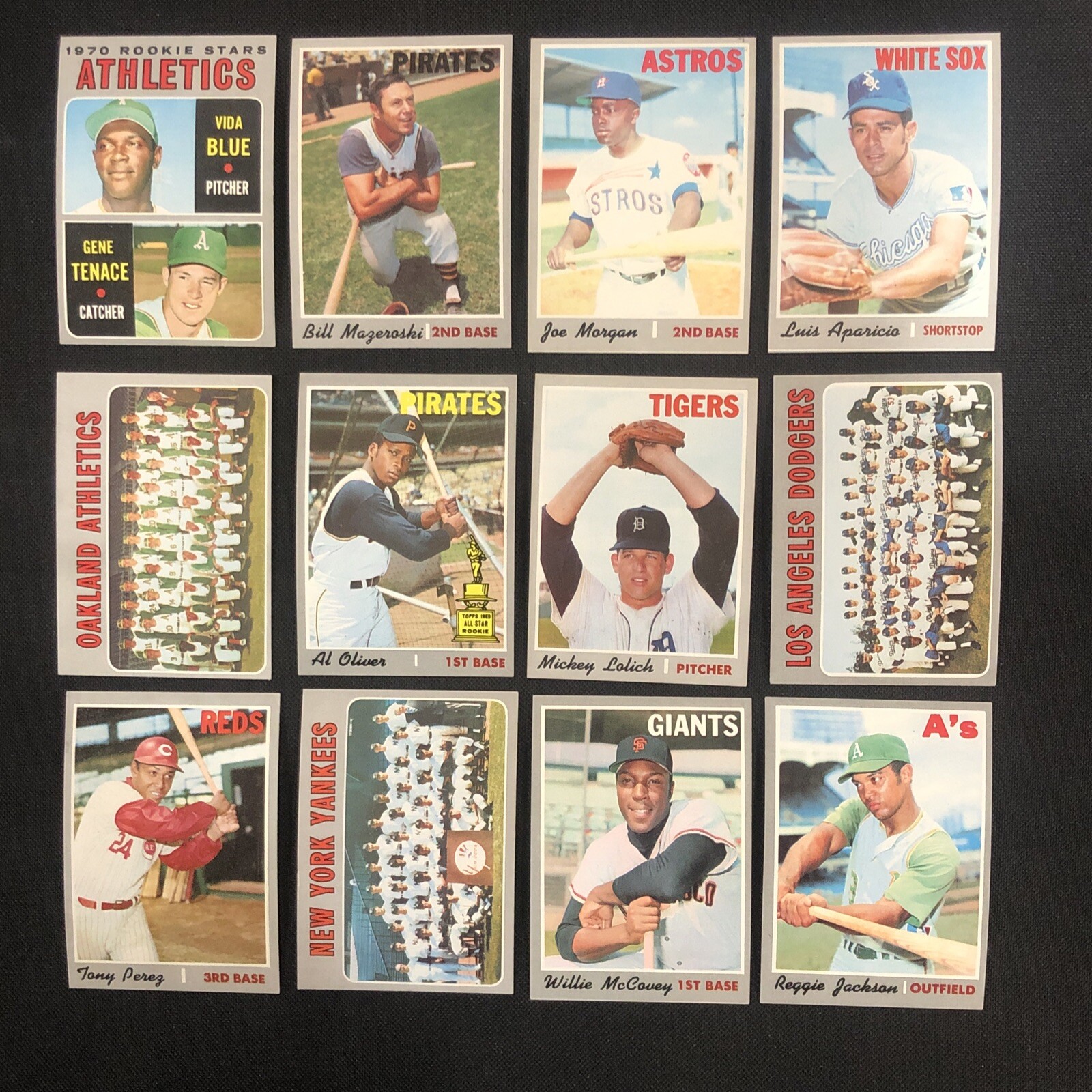 1970 TOPPS BASEBALL COMPLETE SET 720 Cards MINT MINT SHARP Beautiful ...