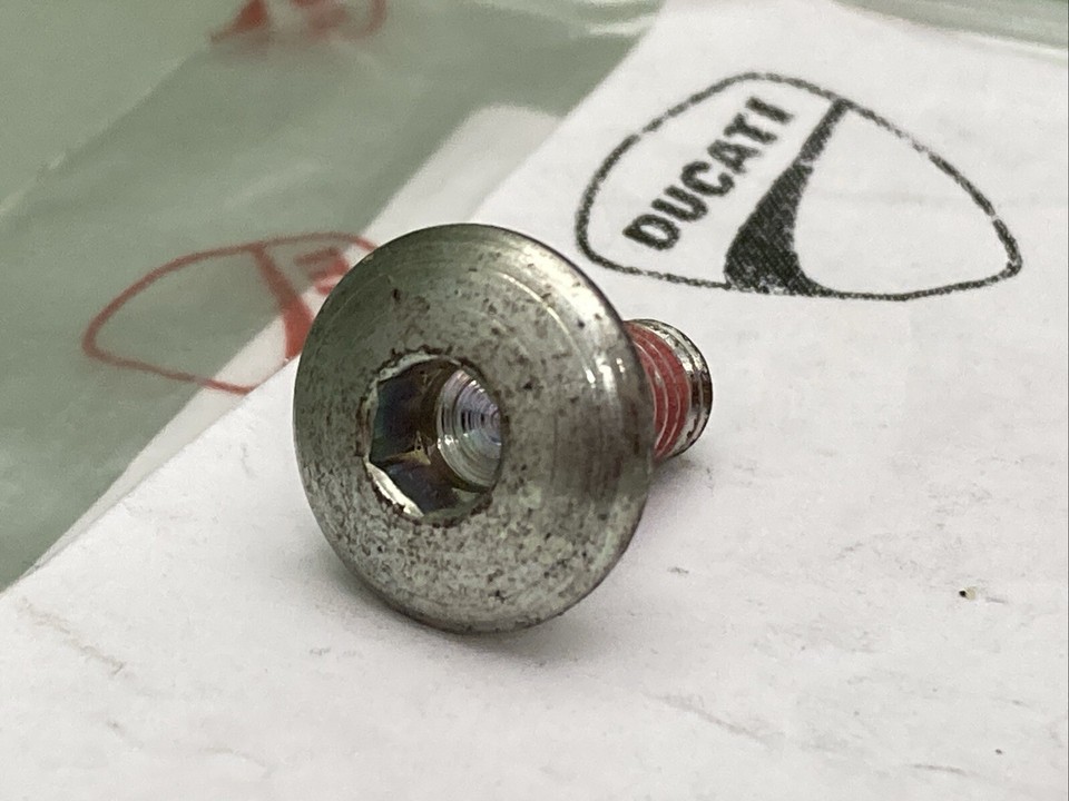 NEW GENUINE DUCATI 77914401B SCREW TBEI M6X15 | eBay