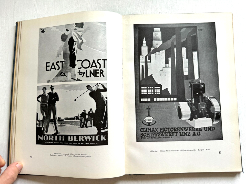 1929 Posters and Publicity Commercial Art Annual Book Nice Vintage ...