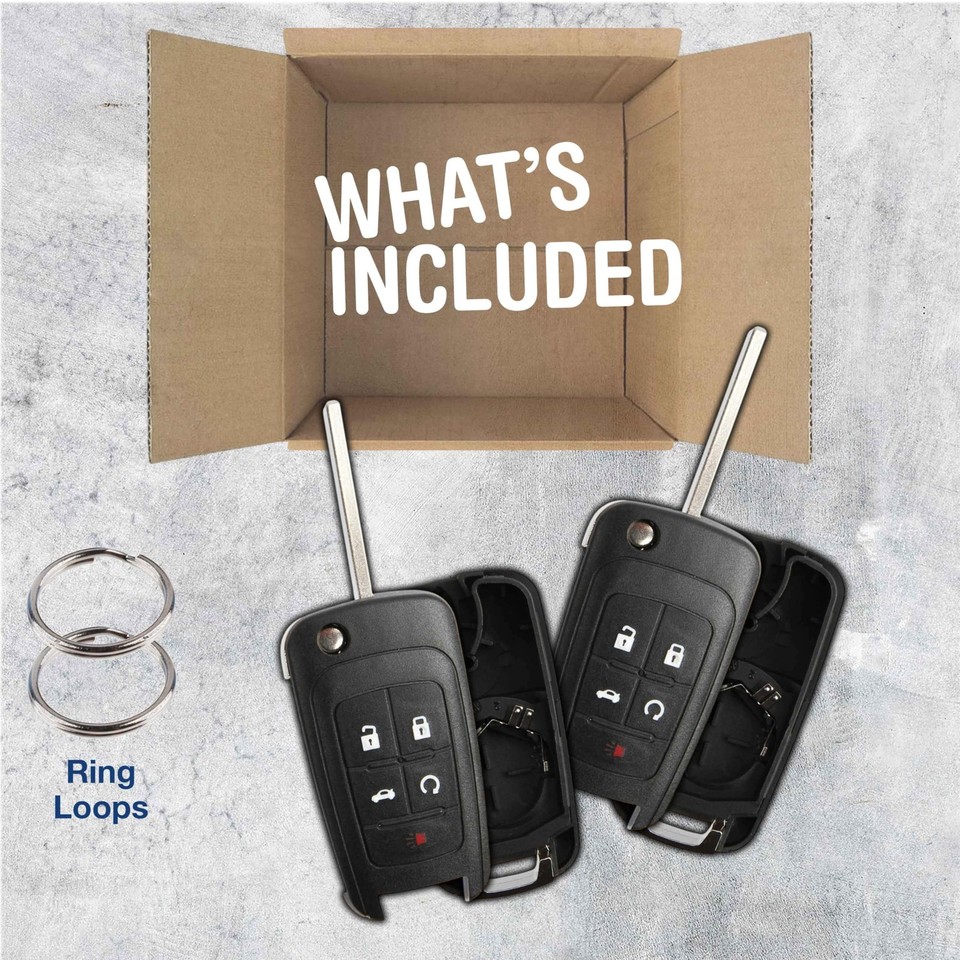 KeylessOption Just The Case Keyless Entry Remote Control Car Key Fob ...