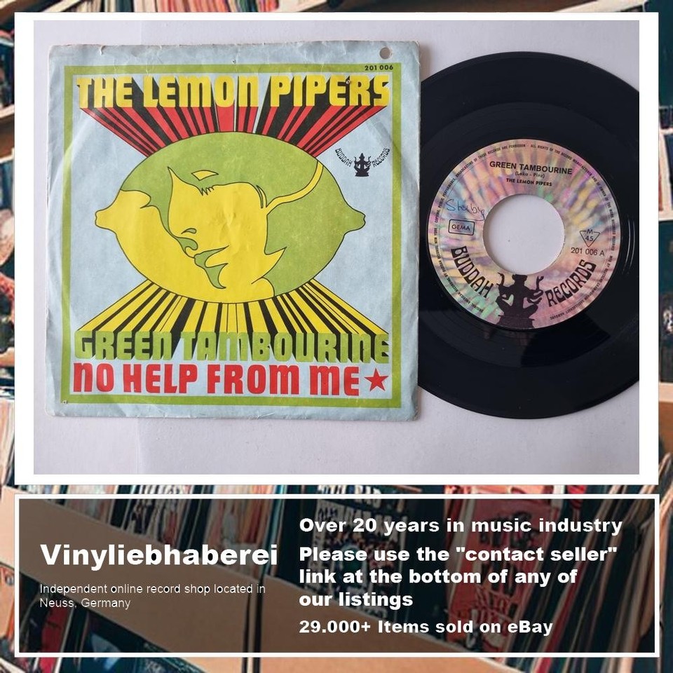 The Lemon Pipers - Green Tambourine 7'' Vinyl Germany | eBay