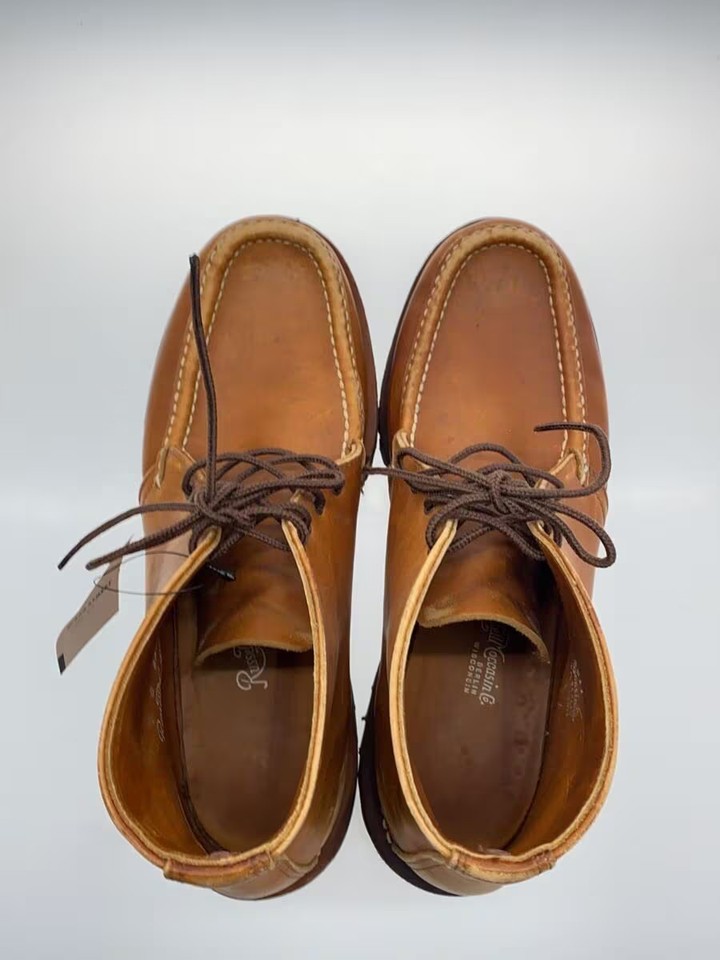 Russell Moccasin Boots 8511 Leather Brown Chukka Boots Size 9C | eBay