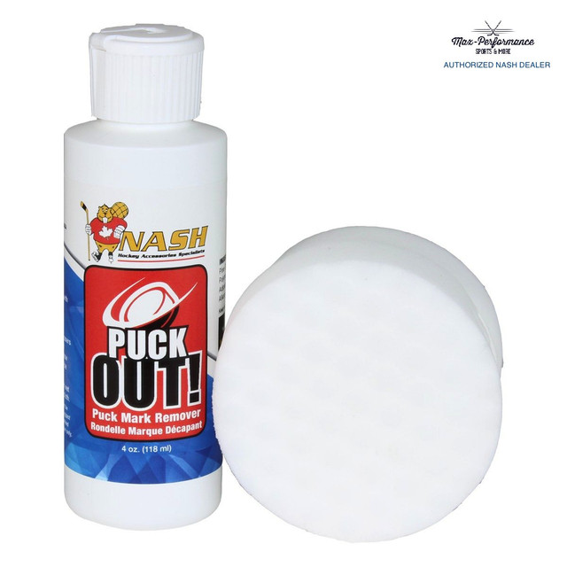 Nash Puck Out Puck Mark Remover Removes Pucks Off Goalie Pads ...