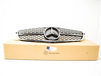 MERCEDES-BENZ C W204 Radiator Grille A2048802483 NEW GENUINE | eBay