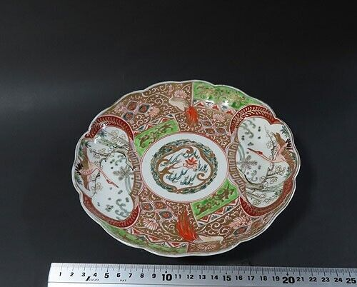 Arita Imari yaki plate Akae Japanese Edo jidai makki | eBay