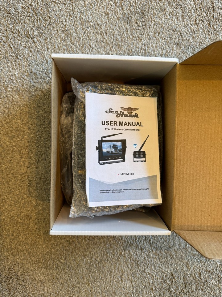 See Hawk RV Backup Rear View Camera System w/ 5" Monitor 720p, Model MP ...