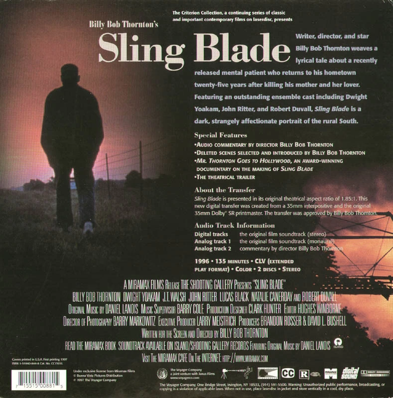Sling Blade Cast
