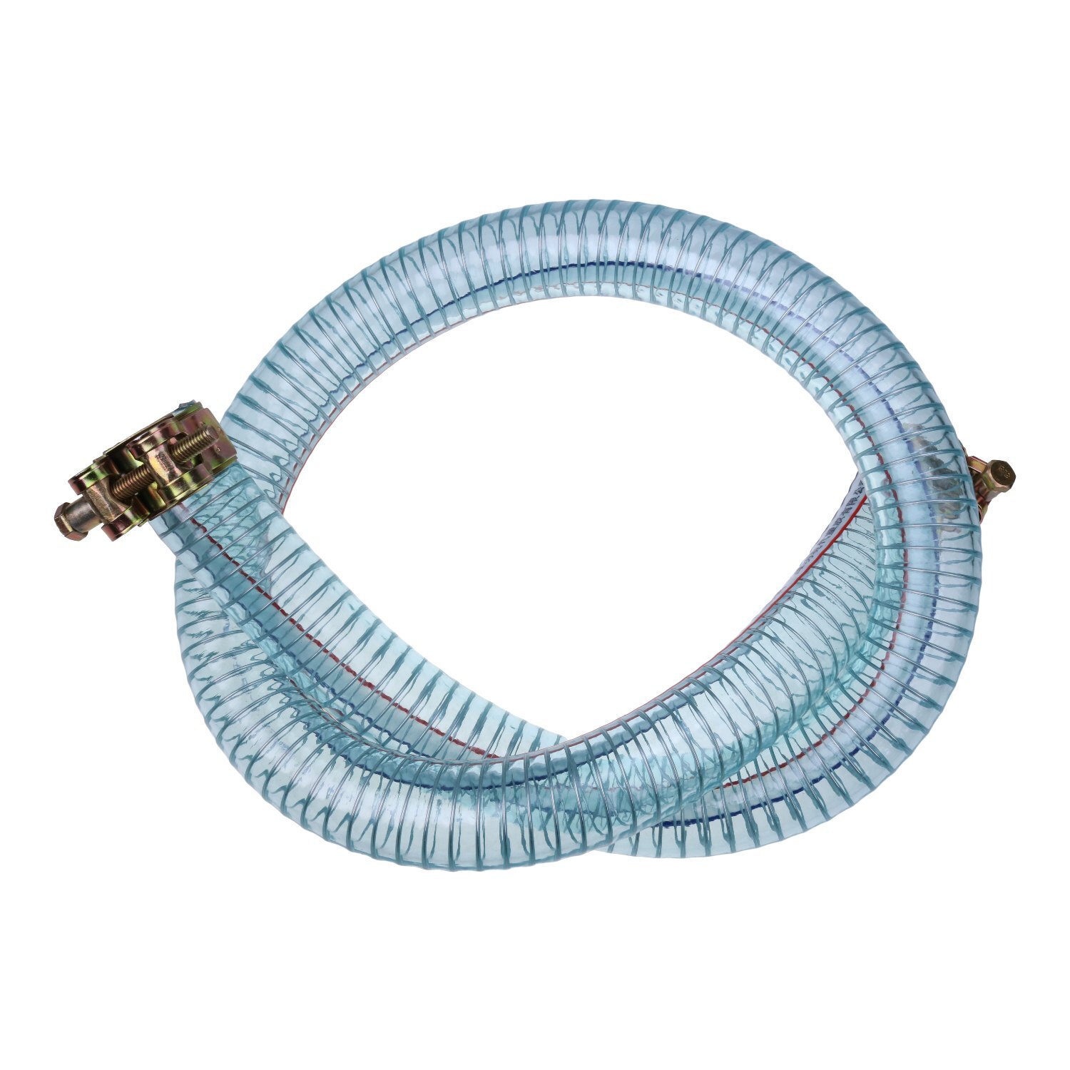 39''L 1" ID Universal Log Splitter Heavy-Duty Steel Wire Suction Hose W ...