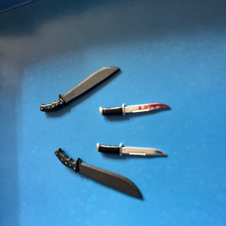 Neca Horror Chrome Knife Machete Only Fodder 1- 1.5 in Scream Ghostface ...