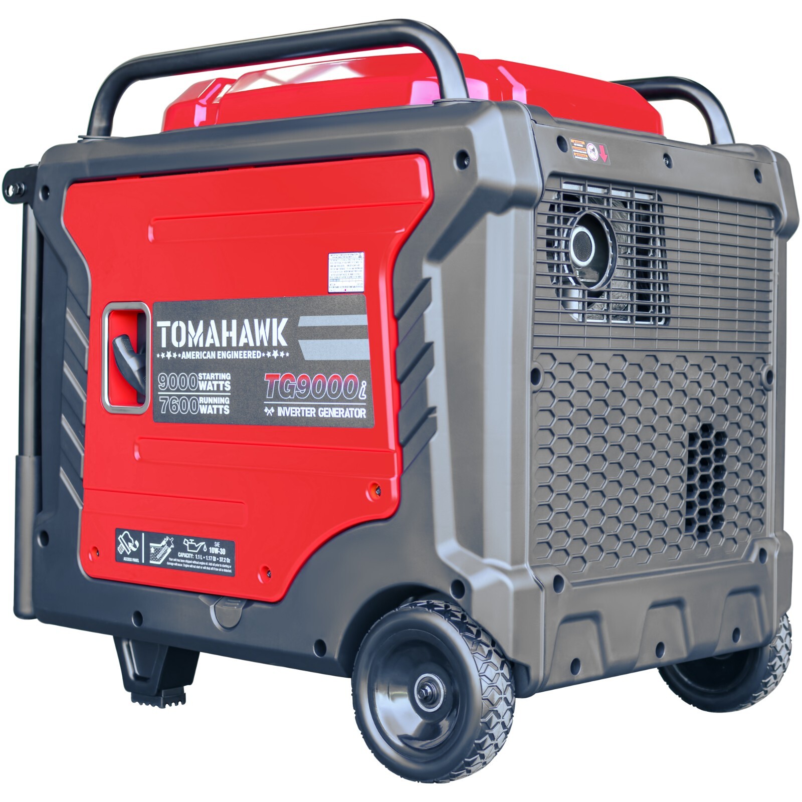 9000 Watt Inverter Generator Super Quiet Portable Power 120V 240V ...