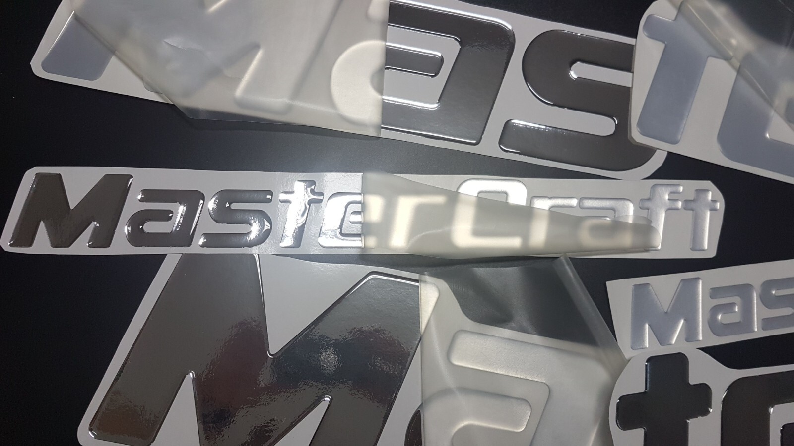 MasterCraft boat Emblem 50" + 29" chrome + FREE FAST delivery DHL ...