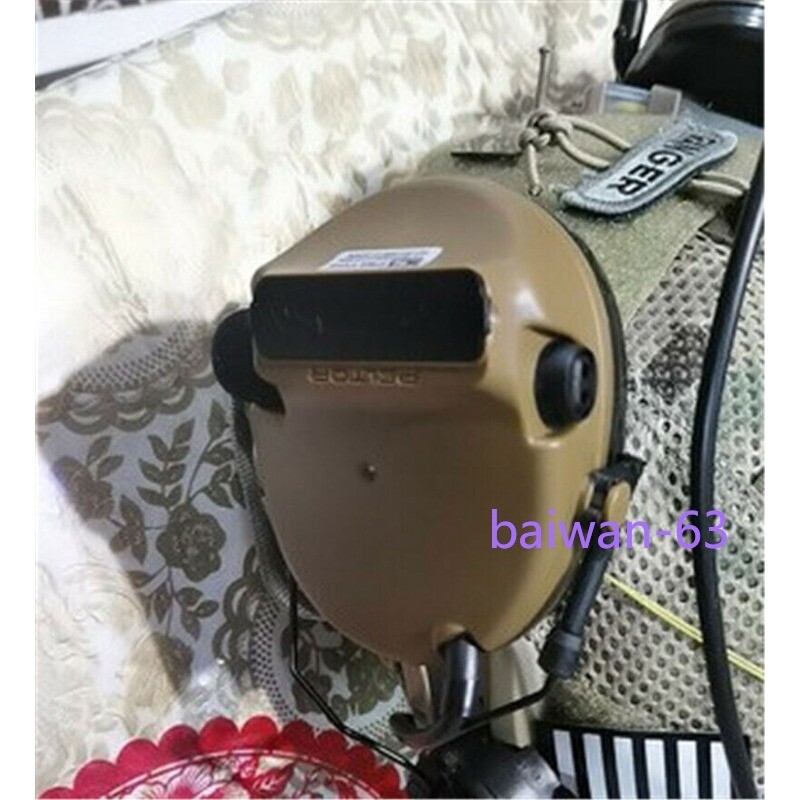 US PELTOR Comtac III C3 Tactical Headset Helmet Ver. Noise Reduction ...