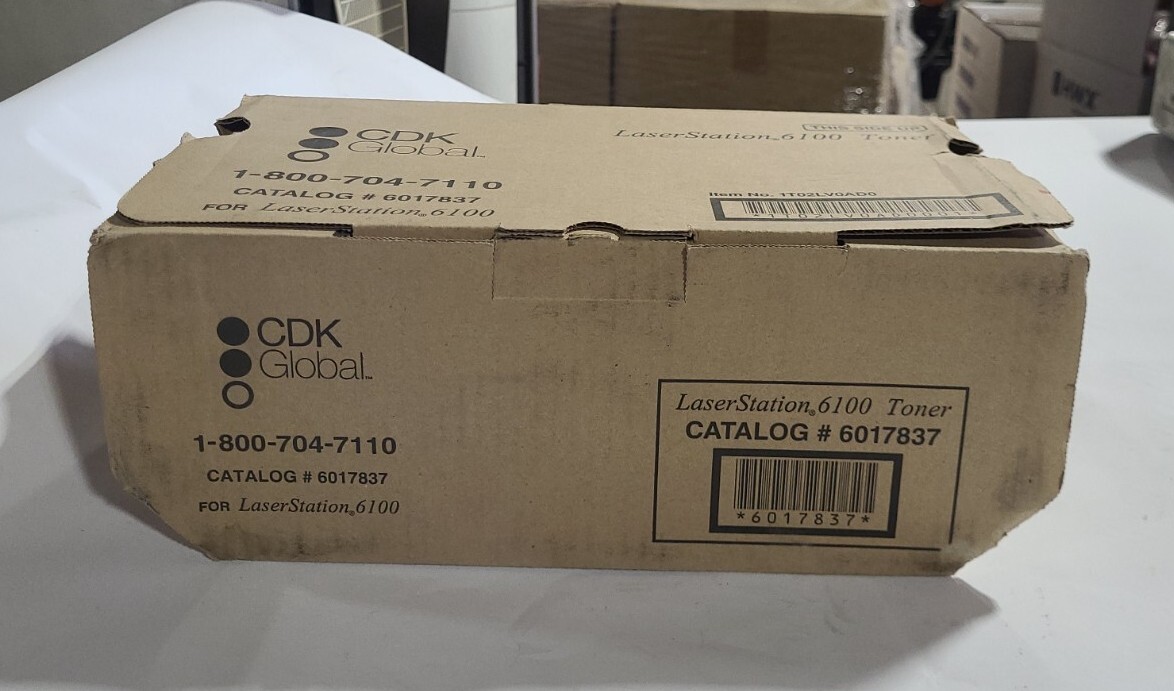 1 Genuine CDK GLOBAL LaserStation 6100 Toner Cartridge (6017837) open ...