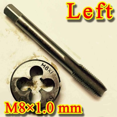 1set HSS M8 × 1.0 mm left Hand machines tap and die Threading Tool ...