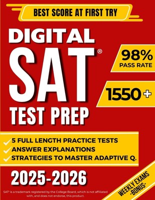 Digital SAT Test Prep: The Most Complete Study Guide to Ace the S | eBay