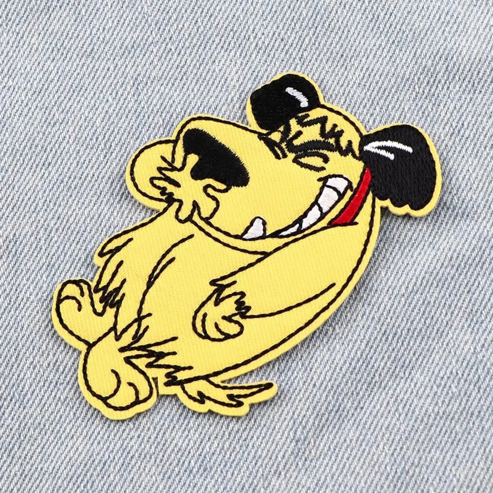 Muttley Dog Dastardly and Muttley Cartoon Character Embroidered Iron On ...