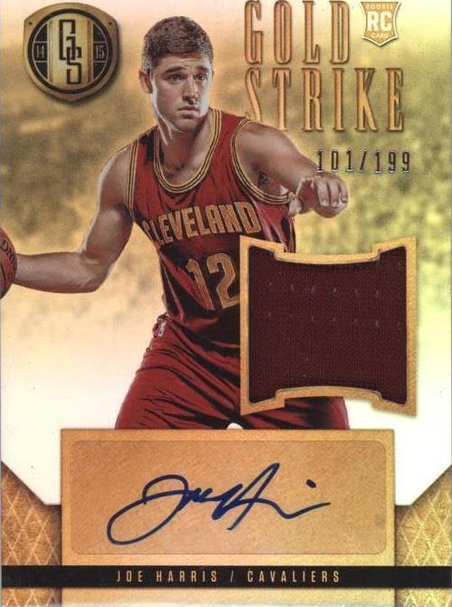 2014-15 Panini Gold Standard - Gold Strike Joe Harris #32 /199 (AU, MEM ...
