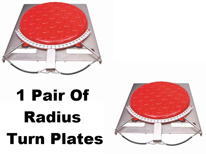 Radius Plates Mechanical Turn Tables With Scale Wheel Alignment Turn ...