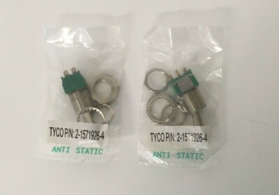 Lot of 2 TYCO 2-1571926-4 Alco Switch Toggle Switch DPDT Panel Mount | eBay
