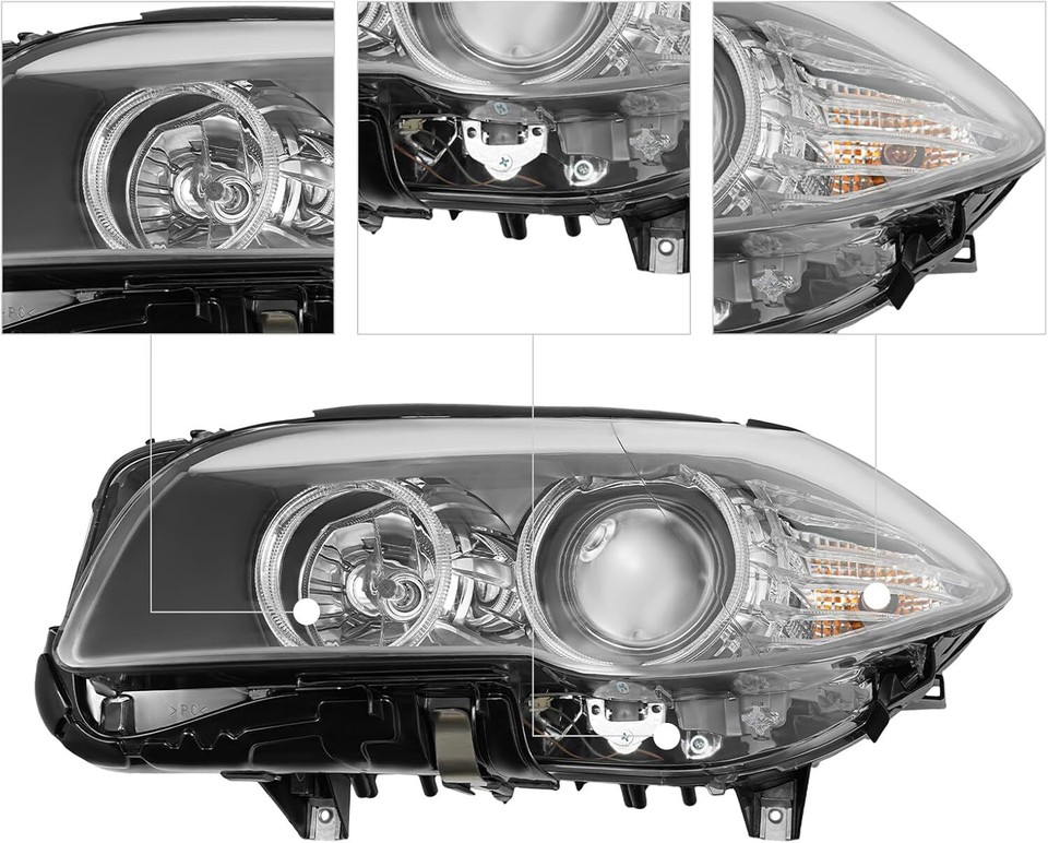 Halogen Headlight For 2011-2013 BMW 5 SERIES 528i 528i Left Driver Side ...