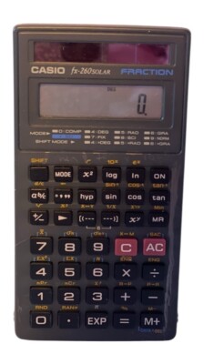 Casio FX-260Solar Scientific Calculator Tested Works | eBay