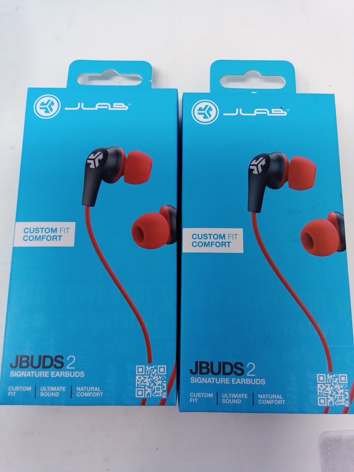 2x JLAB Jbuds 2 Signature Earbuds Custom Fit Natural Comfort Ultimate ...