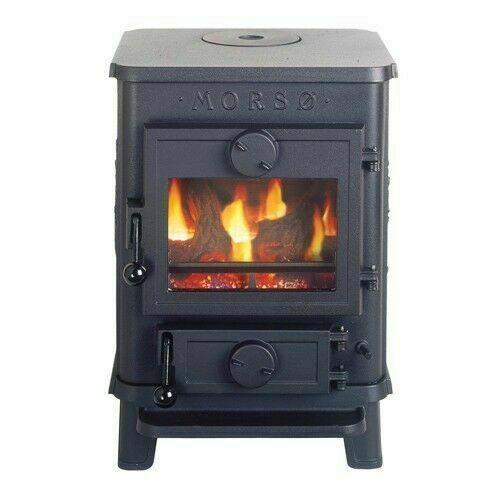 Morso 1410 Wood Burning Multi-Fuel Stove - Black, Small for sale online ...