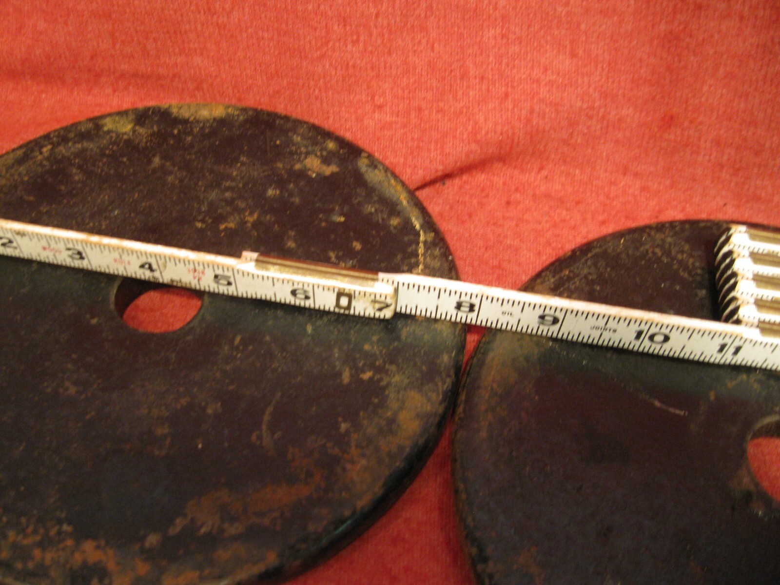 Lot Of 2 7 5 Lb Weight Plates Pancake Style Weights Standard Size 1 lot-of-2-7-5-lb-weight-plates-pancake-style-weights-standard-size-1