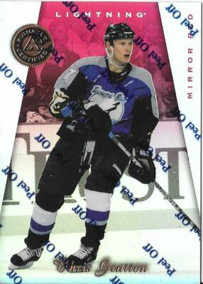 1997-98 Pinnacle Certified CHRIS GRATTON Mirror Red parallel card #84 ...