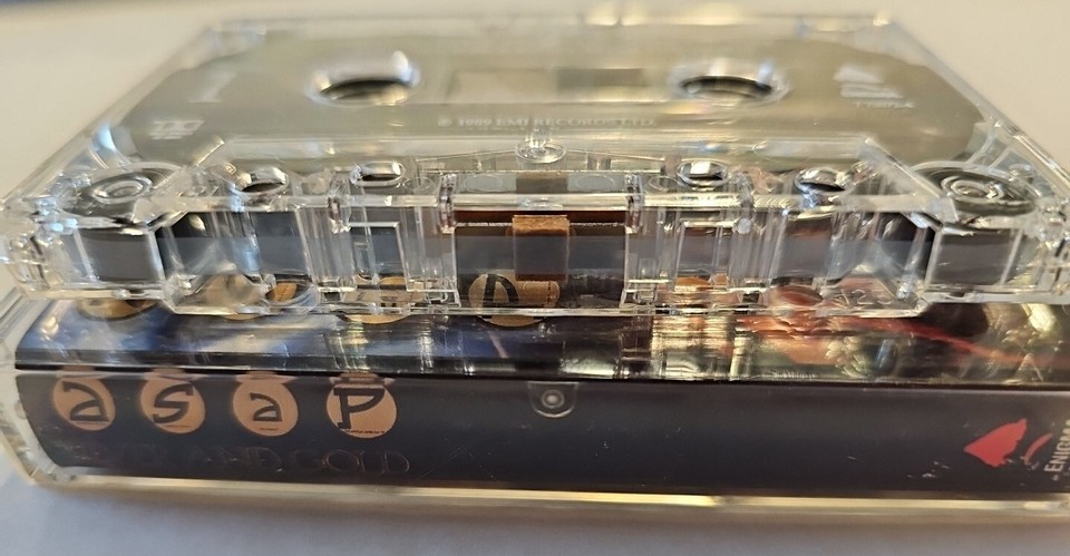 ASAP Silver And Gold Cassette Tape Adrian Smith Iron Maiden Solo 1989 ...