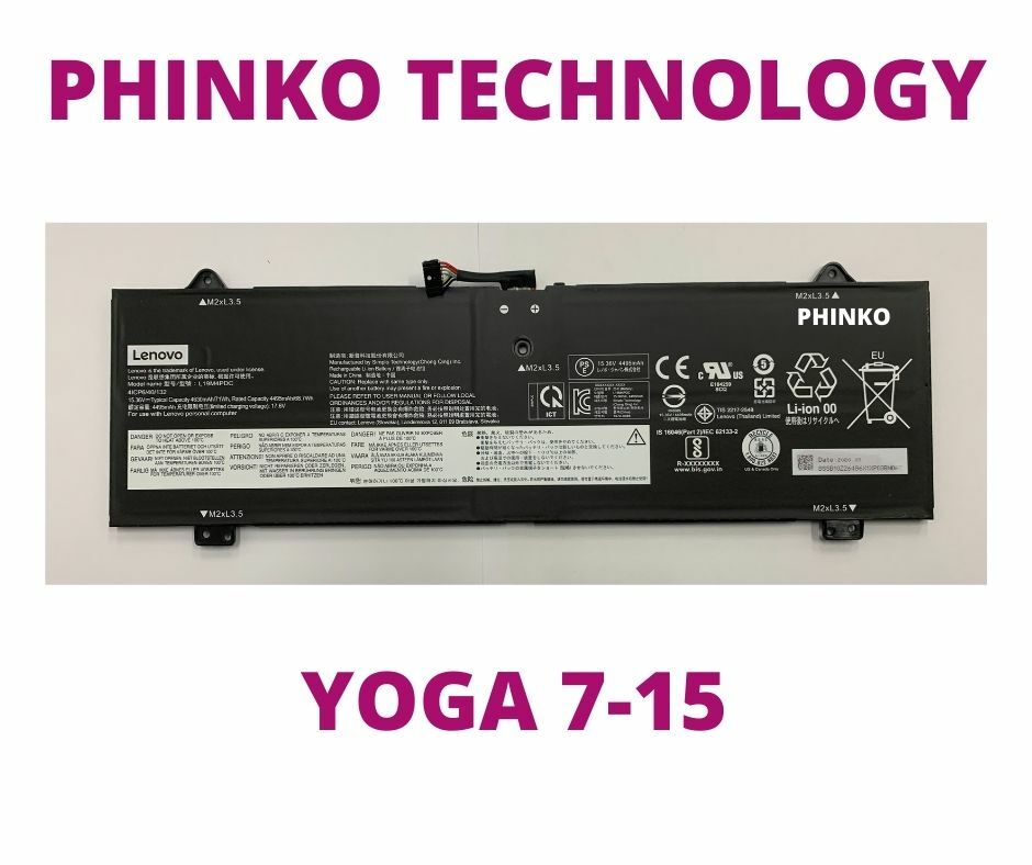 Genuine L19M4PDC L19C4PDC Battery for Lenovo Yoga 7-15ITL5 7-14ITL5 ...