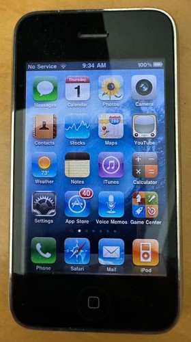 Apple iPhone 3GS (3rd gen) 16GB Black AT&T - Good Condition | eBay