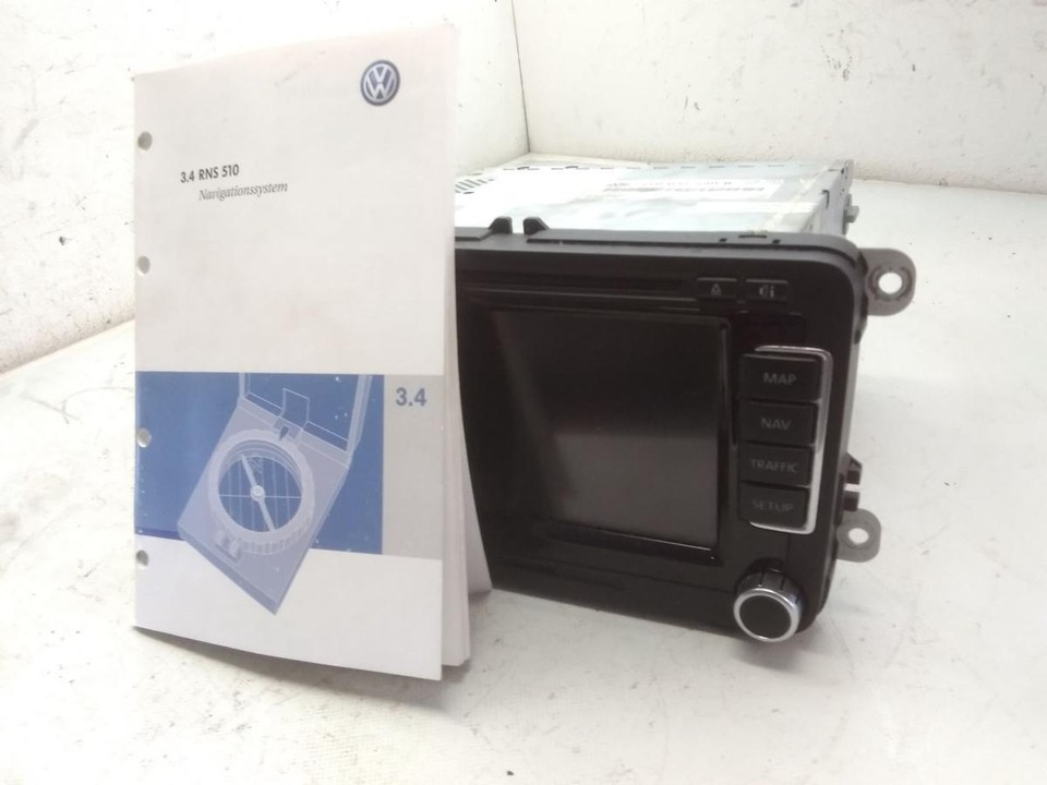 VW Passat 3C B6 original Radio-Navigationssystem RNS 510 1T0035680B Bj ...