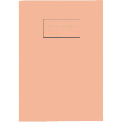 Silvine A4 Orange Exercise Book Lined with Margin 80 Pages 75gsm (EX117 ...