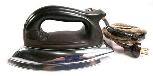 Vintage Iron Sunbeam Ironmaster Model A-4A Electric IRON w/Bakelite ...