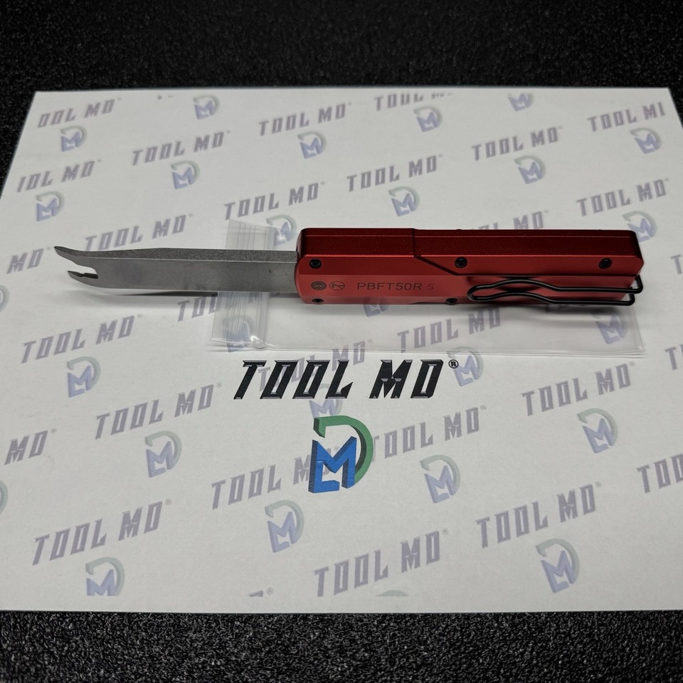 Snap-on Tools NEW RED “OTF” Out The Front Retractable Clip Removal Tool ...