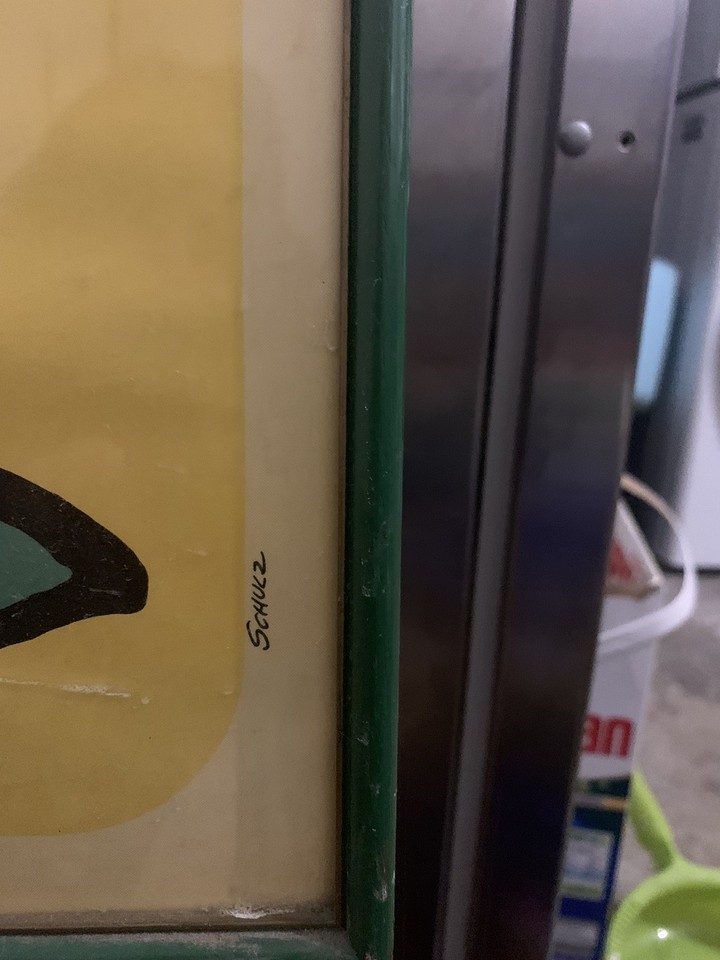 VINTAGE PEANUTS SCHULZ CHARLIE BROWN POSTER ORIGINALI UNITED FEATURE ...