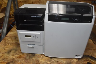 DASCOM BADGE PRINTER LAMINATOR DC 7600 DC 5100 LAMINATOR W/ $5,000 IN ...