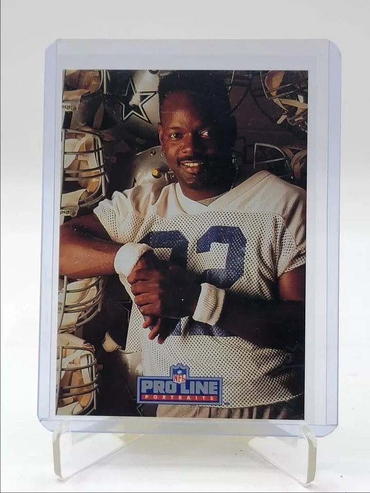 EMMITT SMITH 1992 NFL PRO LINE PORTRAITS FOOTBALL IP AUTOGRAPH AUTO | eBay