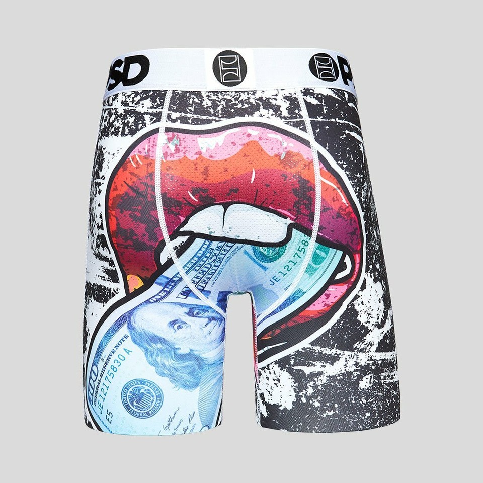 PSD Big Mouth Benji Hundred Dollar Bills Money Boxers Briefs Underwear ...